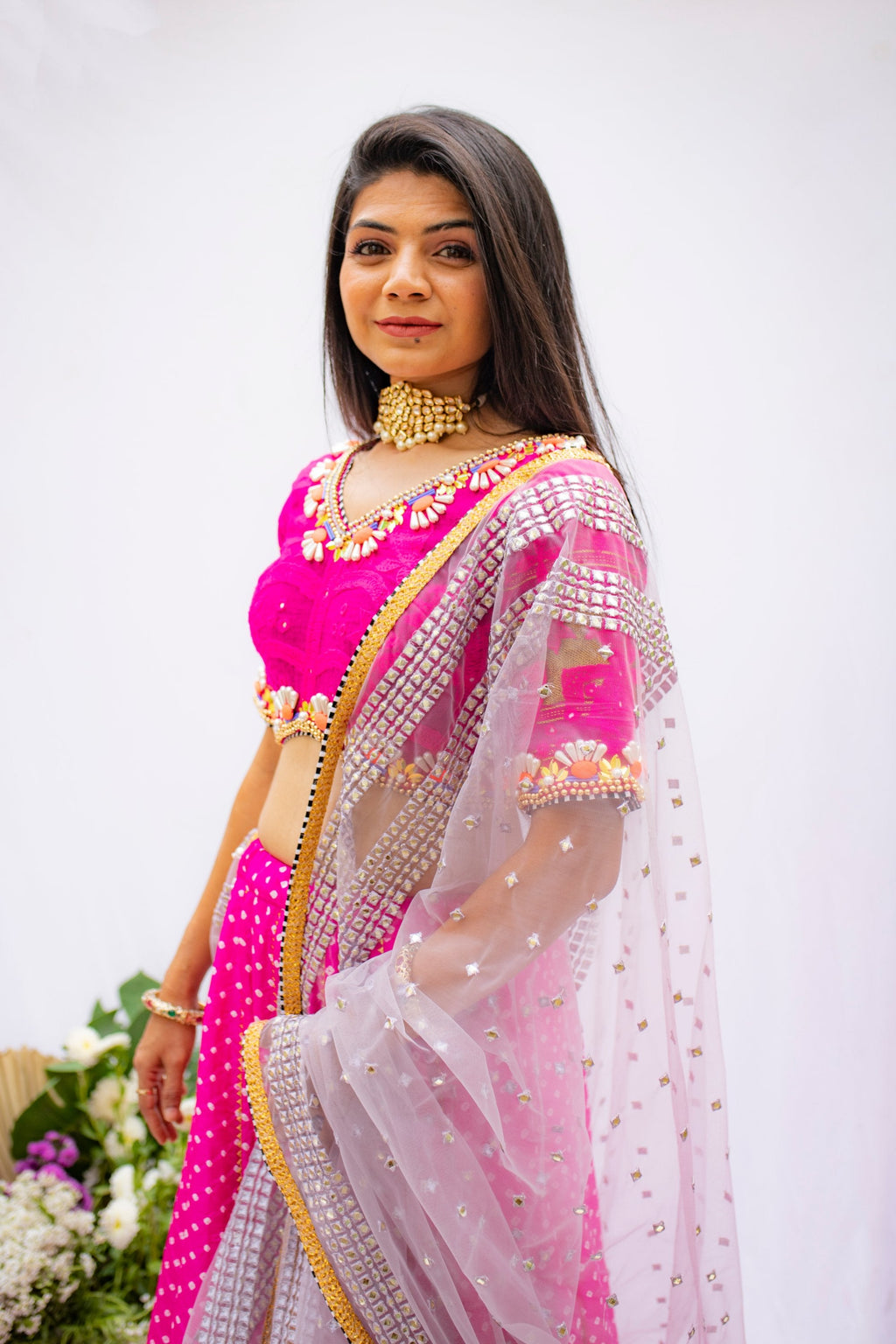 Offbeat Pink Ghaghra Set – Aww! By Priyanka